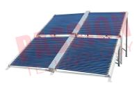 China 50 Tubes Vacuum Tube Solar Collector Solar Thermal Panel 304 Stainless Steel Inner Tank for sale