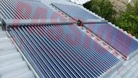 China Multi Function Vacuum Tube Solar Collector 304 Stainless Steel Double Side Manifold for sale