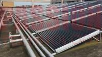 China Horizontal Type Evacuated Tube Solar Thermal Collectors For Large Capacity Water Heating for sale