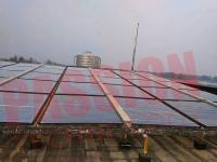 China Stainless Steel Manifold Vacuum Tube Solar Collector For Project With 50 Tubes for sale