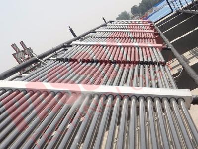 China 100 Tubes Evacuated Tube Collector , Solar Heat Collector For Large Heating Project for sale