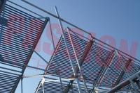 China 100 Tubes Evacuated Tube Collector , Solar Heat Collector For Large Heating Project for sale