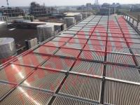 China 100 Tubes Evacuated Tube Collector , Solar Heat Collector For Large Heating Project for sale
