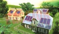 China White Steel Compact Pressure Flat Panel Solar Hot Water Systems With Solar Collector for sale