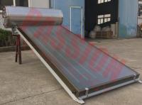 China Integrated Pressurized Flat Plate Collector Rooftop Hot Water Heater Full Copper Aluminum Sheet for sale