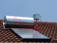 China 200L Stainless Steel Flat Plate Solar Water Heater With Sewage Purification For Washing for sale