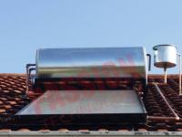 China Kitchen Use Flat Plate Solar Water Heater , Pressurised Heating System High Heat Efficient for sale