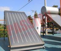 China Integrated Pressurized Solar Power Hot Water System Copper Aluminum Blue Titanium for sale