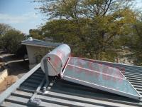 China Compact Pressure Anode Oxidation Solar Panel Hot Water System For Heating Water for sale