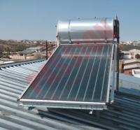 China 300L High Performance Flat Plate Solar Water Heater Color Costed Stainless Steel Tank Shell for sale
