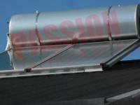 China 300L High Performance Flat Plate Solar Water Heater Color Costed Stainless Steel Tank Shell for sale
