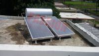 China No Pollution Thermal Collectors Solar Panel Hot Water Heater Stainless Steel Blue Film for sale