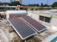 China No Leakage Flat Plate Solar Water Heater Tempered Woven Low Iron Tempered Woven Glass Material for sale