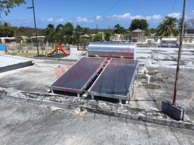 China Hybrid Flat Plate Solar Water Heater , Solar Thermal Heating System Aluminum Frame for sale