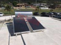 China Pressured Household Flat Plate Solar Water Heater Blue Titanium Coating Flat Collector for sale
