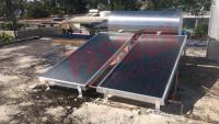 China 250L CE Integrative Flat Plate Solar Water Heater Stainless Steel Home Use for sale