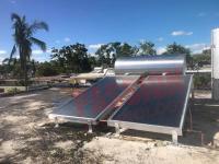China Black Chrome Blue Film Water Heating System For Home , Flat Panel Solar Collector for sale