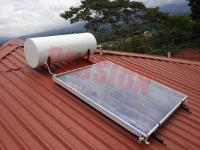 China Black Chrome Blue Film Water Heating System For Home , Flat Panel Solar Collector for sale