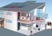 China Flat Plate Solar Thermal Collector Hot Water Heater , Roof Mounted Solar Water Heater for sale