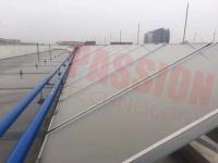 China Ultrasonic Welding High Efficiency Flat Plate Solar Thermal Collector For Project for sale