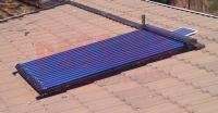 China High Efficiency Aluminum Alloy Silver Black Heat Pipe Solar Collectors 10 to 30 Tubes for sale