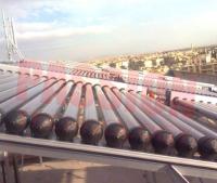 China 60 Tubes ETC Evacuated Tube Solar Collector , Painted Steel Vacuum Tube Solar Collector for sale