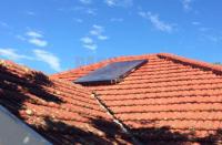 China Flat Panel​ Blue Titanium Absorber Solar Water Heater , Split Flat Plate Solar Collector for sale