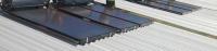China Aluminum Alloy Copper Pipe Material Flat Panel Solar Collectors Solar Geysers for sale
