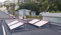 China Blue Coating Flat Plate Solar Collector , Blue Absorber Flat Panel Solar Collector for sale