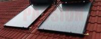 China Blue Coating Flat Plate Solar Collector , Blue Absorber Flat Panel Solar Collector for sale