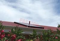 China High Performance Swimming Pool Blue Coating All Copper Flat Plate Solar Collector for sale