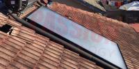 China Flat Panel Solar Collector Blue Coating Flat Plate Solar Water Collectors for sale