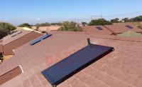 China 150L 300L Flat Plate Pressurized Solar Water Heater , Solar Hot Water System Geysers for sale