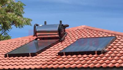 China Blue Titanium Flat Plate Solar Water Heater , Flat Plate Solar Collector for sale