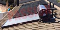 China Roof Mounted Stainless Steel 316 Solar Water Heater , Pressurized Solar Hot Water System for sale