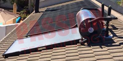 China Roof Mounted Stainless Steel 316 Solar Water Heater , Pressurized Solar Hot Water System for sale
