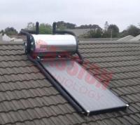 China Pressurized Flat Plate Solar Heating System , Kitchen Use Flat Plate Solar Water Heater for sale