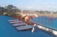 China Closed Loop Circulation Rooftop Solar Water Heater , Solar Energy Flat Plate Water Heater for sale