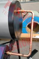 China Compact Pressurized Flat Plate Solar Water Heater Blue Coating Flat Plate Solar Collector for sale