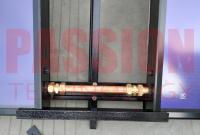 China Compact Pressurized Flat Plate Solar Water Heater Blue Coating Flat Plate Solar Collector for sale
