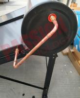 China Copper Pipe Flat Plate Solar Water Heater , Domestic Water Sun Energy Solar Geysers for sale