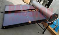 China South Africa Integrative Pressurized Flat Plate Solar Water Heater Geysers Blue Titanium for sale