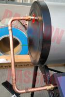 China Blue Film Flat Plate Collector Solar Water Heater Pitched Roof Very Safe for sale
