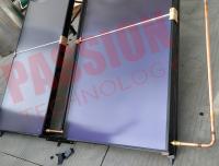 China Pressure Blue Film Flat Solar Panel Hot Water System For Heating Water for sale