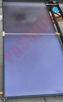 China Blue Absorber Flat Panel Solar Collector for sale
