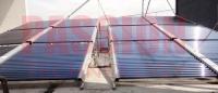 China 60 Tubes ETC Evacuated Tube Solar Collector , Painted Steel Vacuum Tube Solar Collector for sale