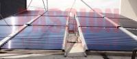 China 60 Tubes ETC Evacuated Tube Solar Collector , Painted Steel Vacuum Tube Solar Collector for sale