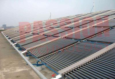 China 60 Tubes ETC Evacuated Tube Solar Collector , Painted Steel Vacuum Tube Solar Collector for sale