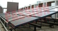 China 58mm *1800mm 3000L Evacuated Vacuum Tube Solar Collector Three Target Solar Energy Collectors for sale