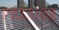 China 304 Stainless Steel Water Tank Vacuum Tube Solar Collector Centralized Solar Water Heating System for sale